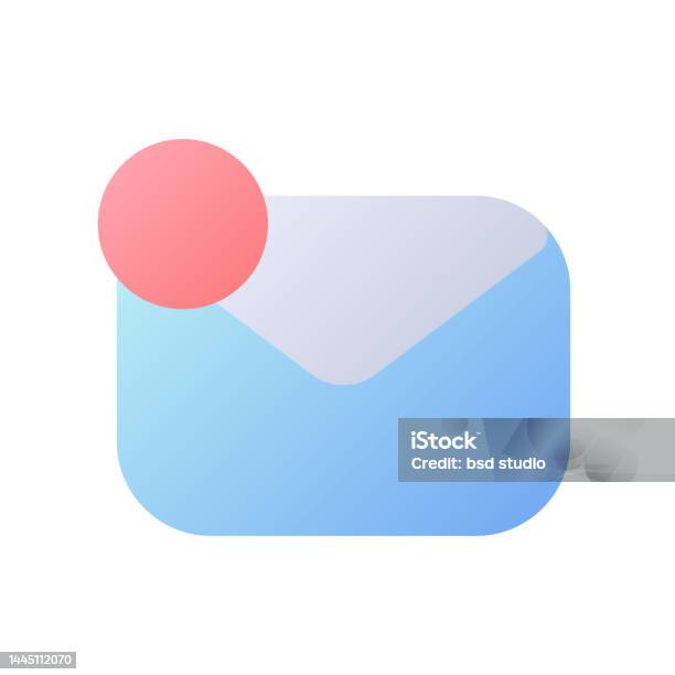 Letter Notification Pixel Perfect Flat Gradient Twocolor Ui Icon Stock ... Letter Notification Pixel Perfect Flat Gradient Twocolor Ui Icon Stock ...