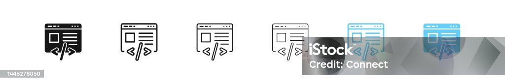 Frontend Icon Programming Website Symbol Software Develop Icons Website Code Sign Browser Web