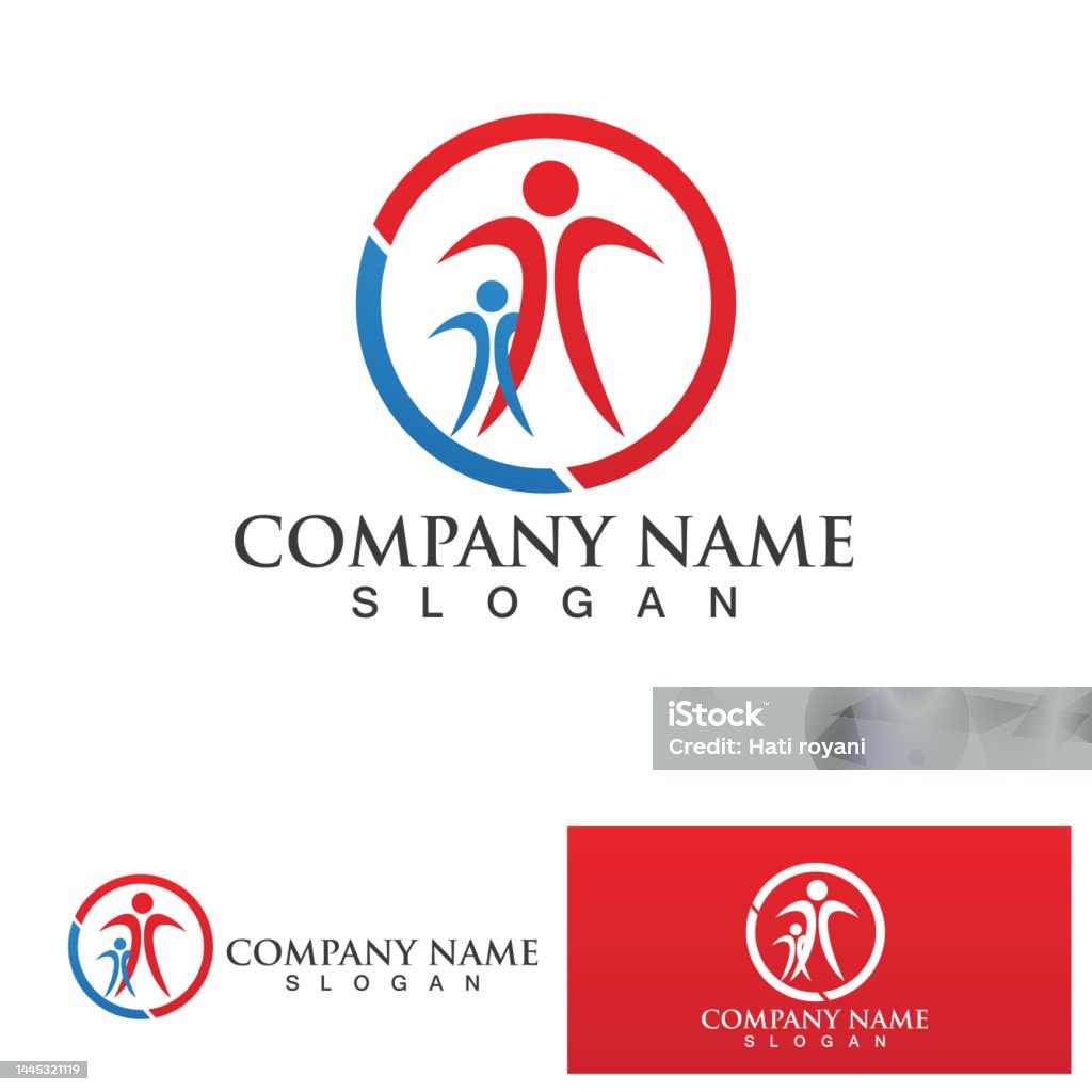 Vetores De Modelo De Design De Ilustração Vetorial Do Logotipo Da Família Vetor E Mais Imagens