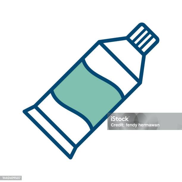 Icône De Dentifrice Modèle De Conception Vectorielle En Arrièreplan