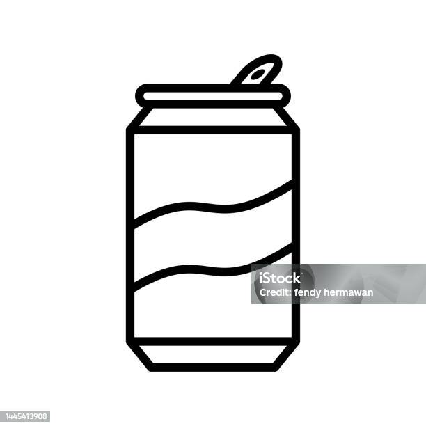 Ilustración de Plantilla De Diseño Vectorial De Icono De Lata De Soda ... Ilustración de Plantilla De Diseño Vectorial De Icono De Lata De Soda ...
