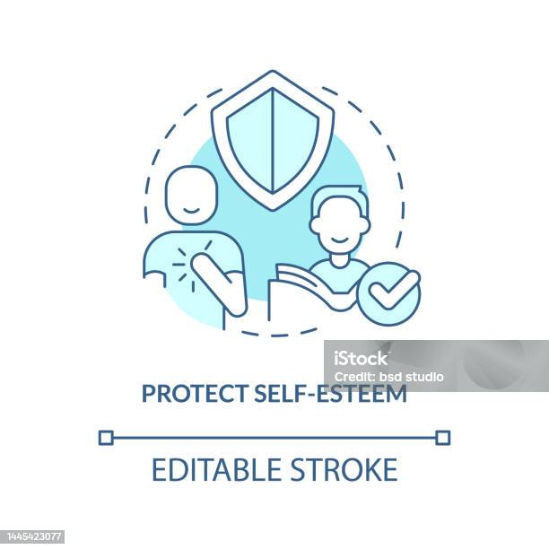 Protect Selfesteem Turquoise Concept Icon Stock Illustration - Download ... Protect Selfesteem Turquoise Concept Icon Stock Illustration - Download ...