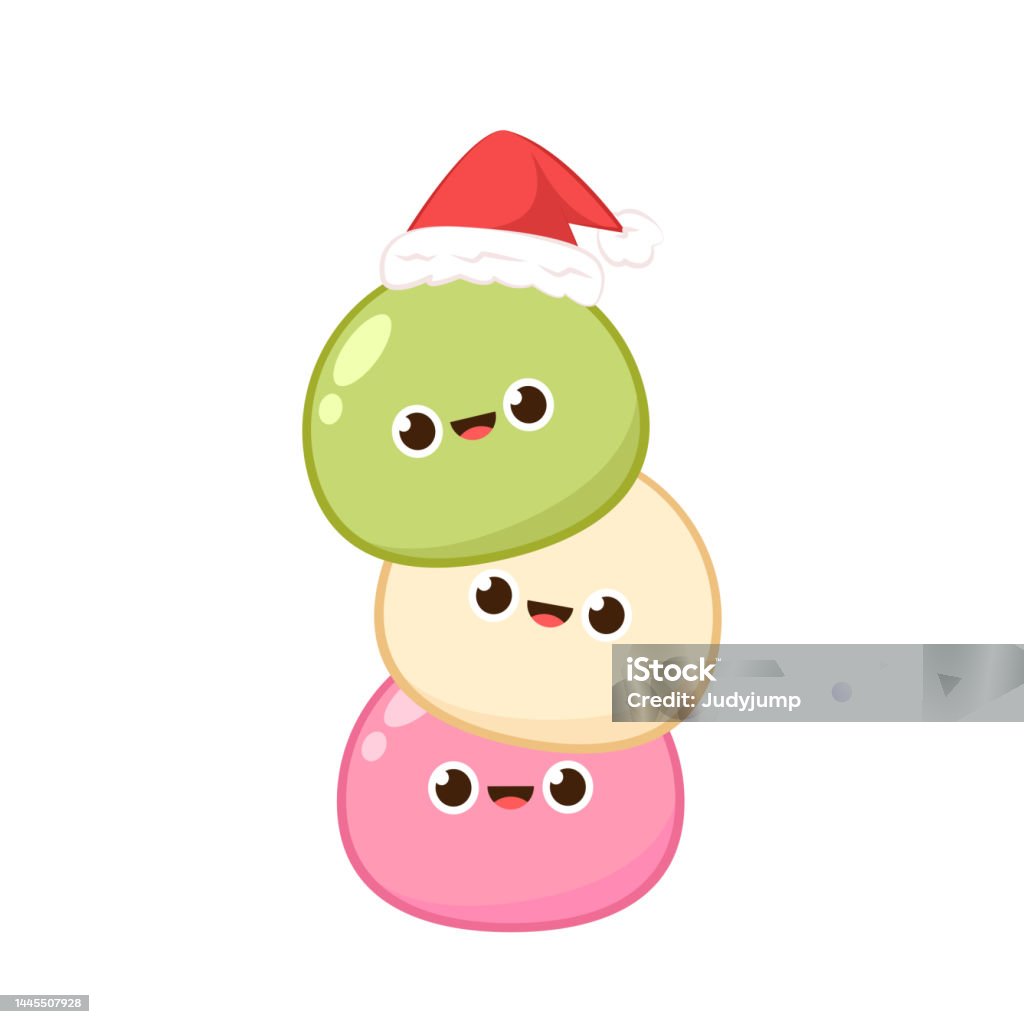 Mochi Character Design Wallpaper Free Space For Text Mochi Vector Stock Illustration Download