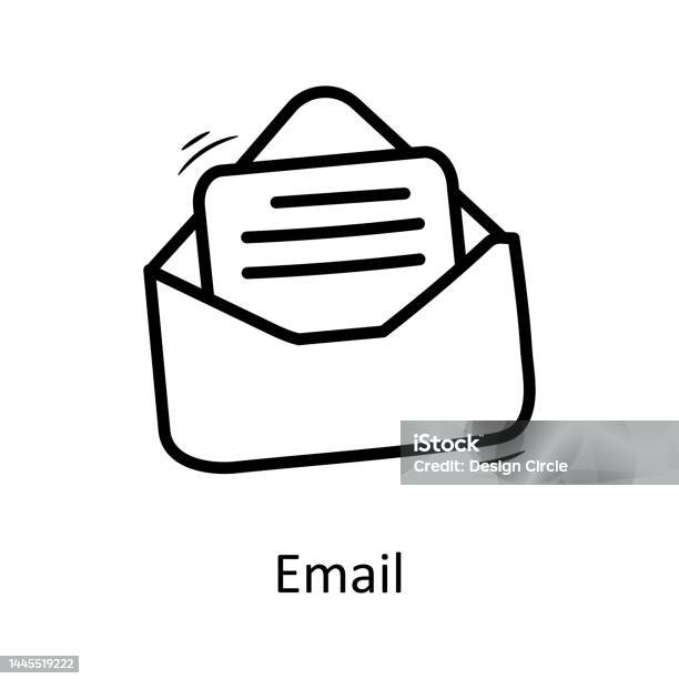 Contour Du Vecteur Demail Illustration De Conception Dicônes Symbole