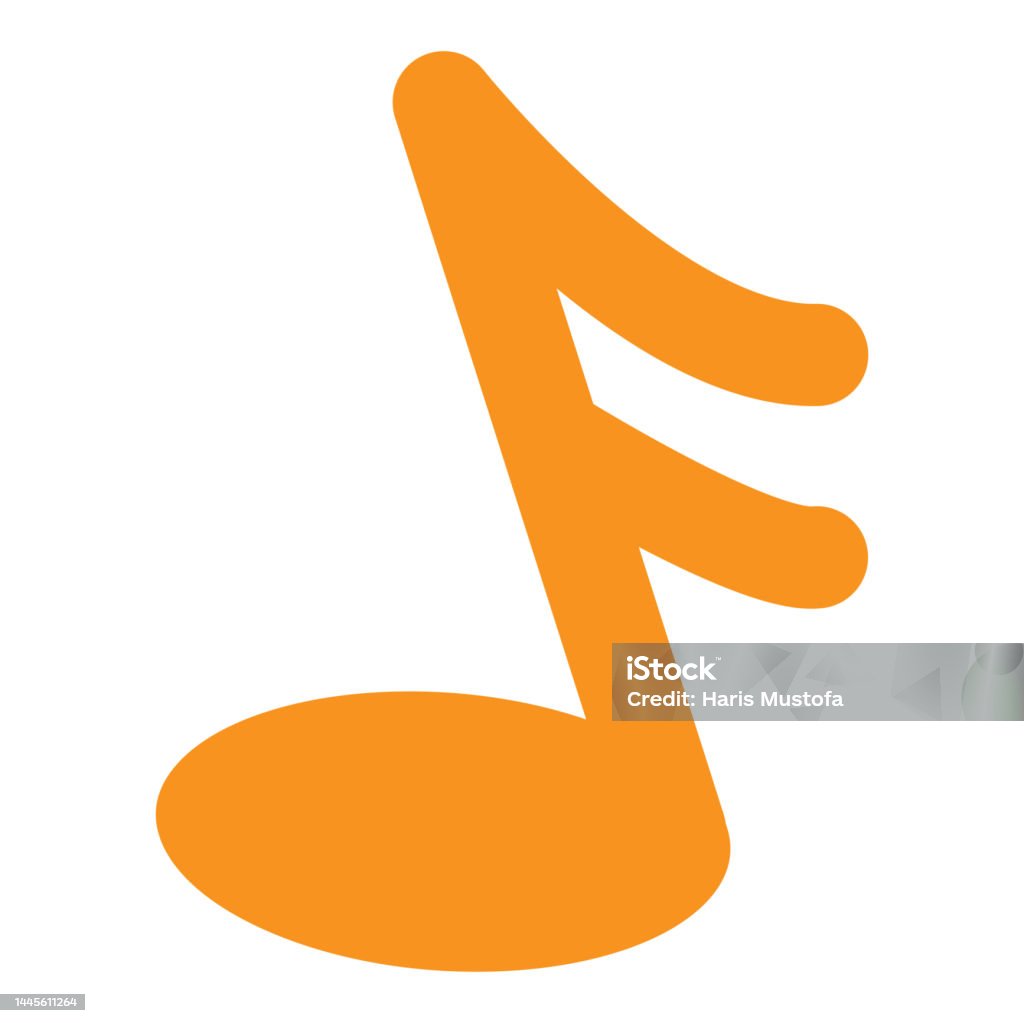 Icône De Note De Musique Modèle De Conception Illustration Vectorielle
