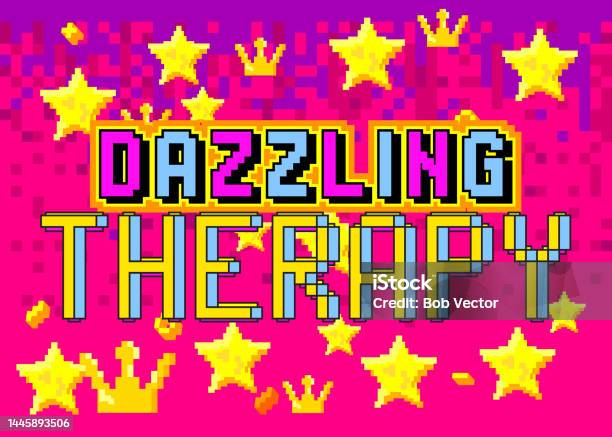 Terapi Yang Mempesona Kata Pixelated Dengan Latar Belakang Grafis ... Terapi Yang Mempesona Kata Pixelated Dengan Latar Belakang Grafis ...