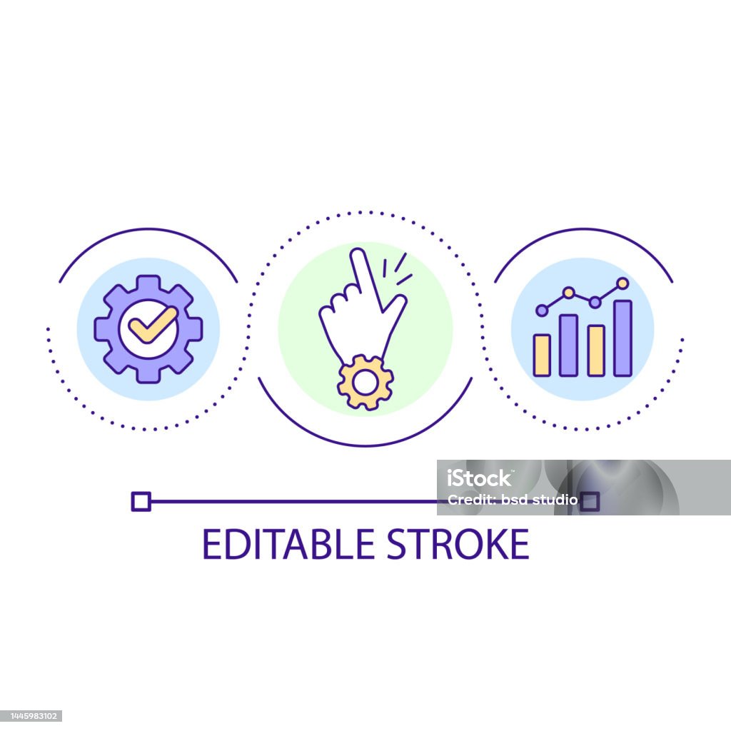 Effective Key Performance Indicators Loop Concept Icon Stock ... Effective Key Performance Indicators Loop Concept Icon Stock ...