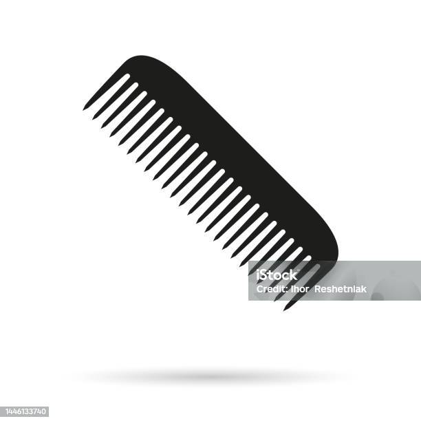 Ikon Sisir Siluet Sikat Rambut Untuk Rambut Penata Rambut Dan Tukang