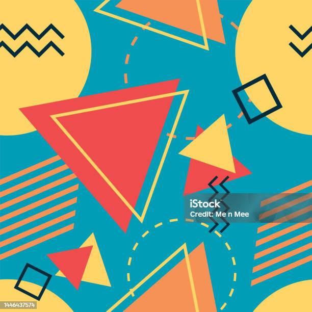 Vektor Wallpaper Geometris Abstrak Latar Belakang Desain Ilustrasi 3