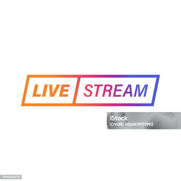 Ikon Tombol Langsung Gradien Spanduk Live Streaming Ilustrasi Stok ... Ikon Tombol Langsung Gradien Spanduk Live Streaming Ilustrasi Stok ...