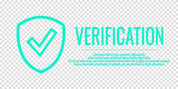 Illustration Vectorielle Avec Le Mot Vérification Sur Fond Transparent ... Illustration Vectorielle Avec Le Mot Vérification Sur Fond Transparent ...