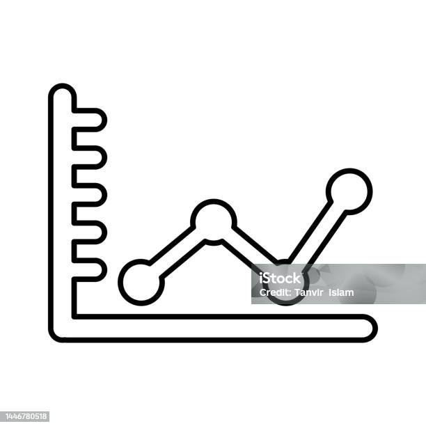 Financial Earnings Analytics Graph Or Chart Icon In Line Style Stock ... Financial Earnings Analytics Graph Or Chart Icon In Line Style Stock ...