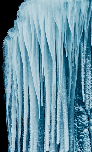 Vertical Shot Of Bluewhite Textured Icicle For Backgrounds Stock Photo ... Vertical Shot Of Bluewhite Textured Icicle For Backgrounds Stock Photo ...