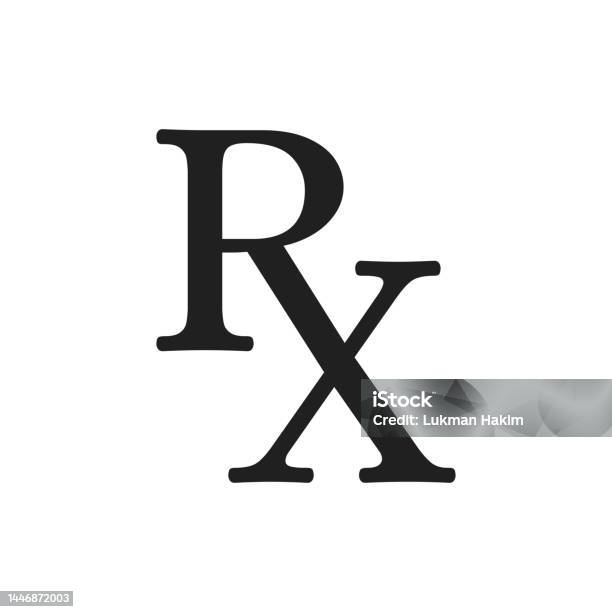 Illustration Vectorielle De Licône Du Symbole De Prescription Vecteurs