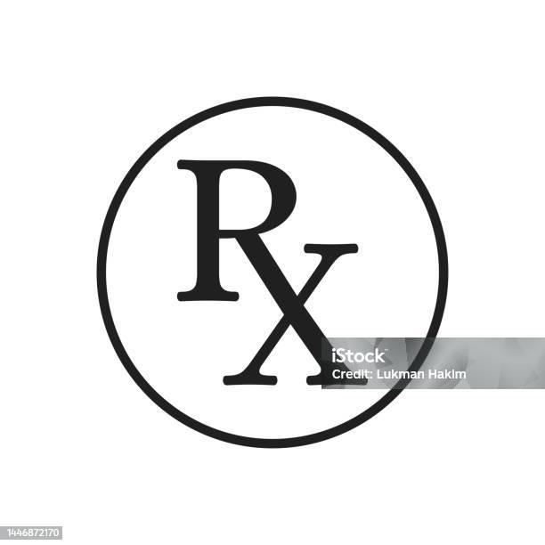 Illustration Vectorielle De Licône Du Symbole De Prescription Vecteurs