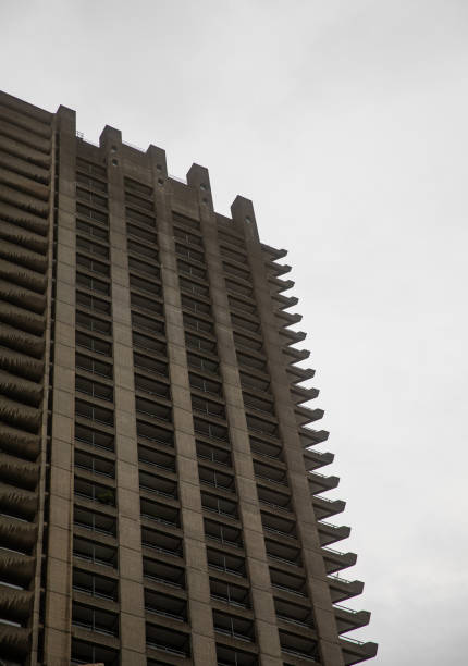 Free Stock Photo of Imposing brutalist architecture against sky ...