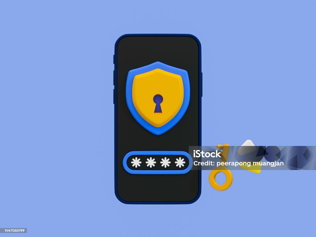 3d Minimal Password Verification Password Authentication Concept User