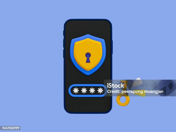 3d Minimal Password Verification Password Authentication Concept User