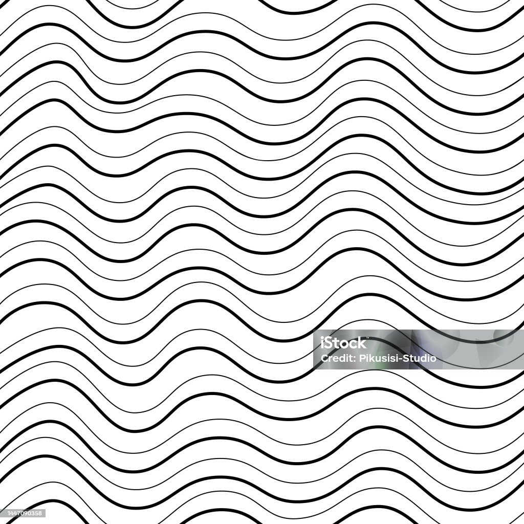 Seamless Wavy Line Pattern Stock Illustration - Download Image Now ... Seamless Wavy Line Pattern Stock Illustration - Download Image Now ...