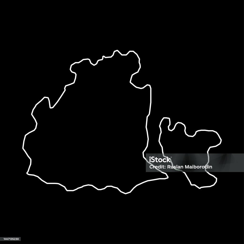Ilustración De Mapa De Obwalden Cantones De Suiza Ilustración Vectorial