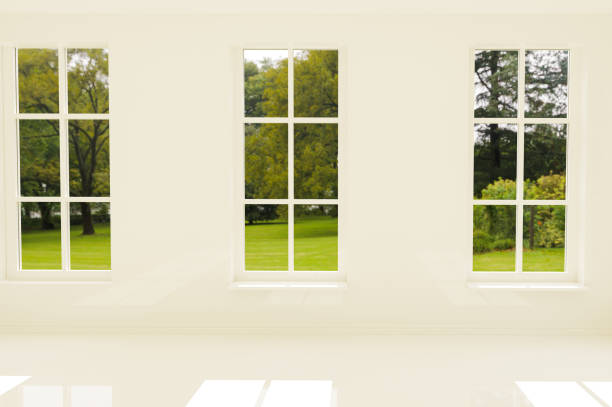 Free Stock Photo of Empty Room With Three Windows | Download Free ...