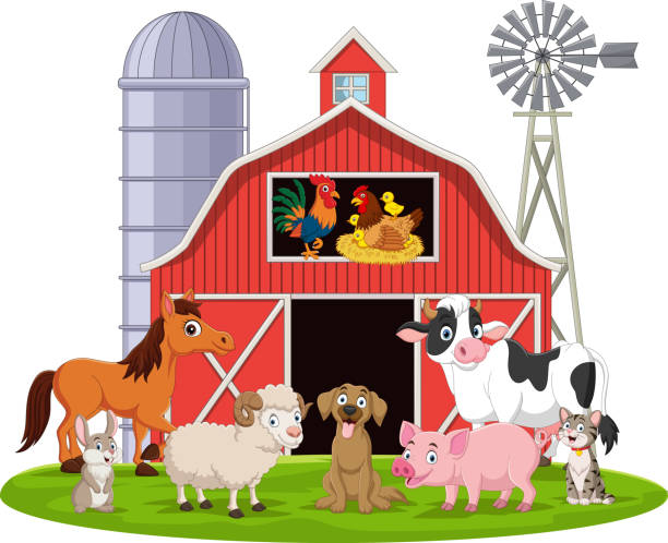 Inside Barn Clipart