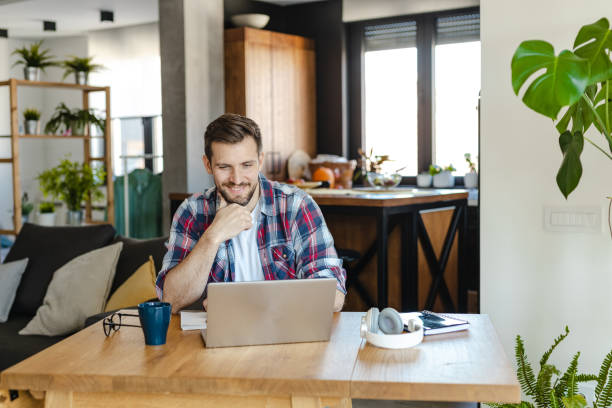Free Stock Photo of Man Working at Desk With Laptop | Download Free ...
