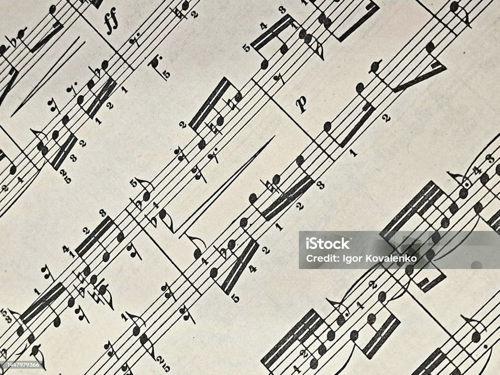 Piano Sheet Music Fragment Classical Music Stock Photo - Download Image ... Piano Sheet Music Fragment Classical Music Stock Photo - Download Image ...