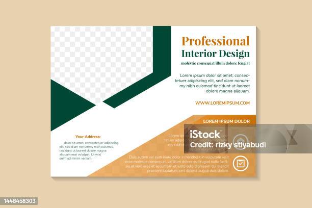 Template Desain Flyer Desain Interior Profesional Menggunakan Tata