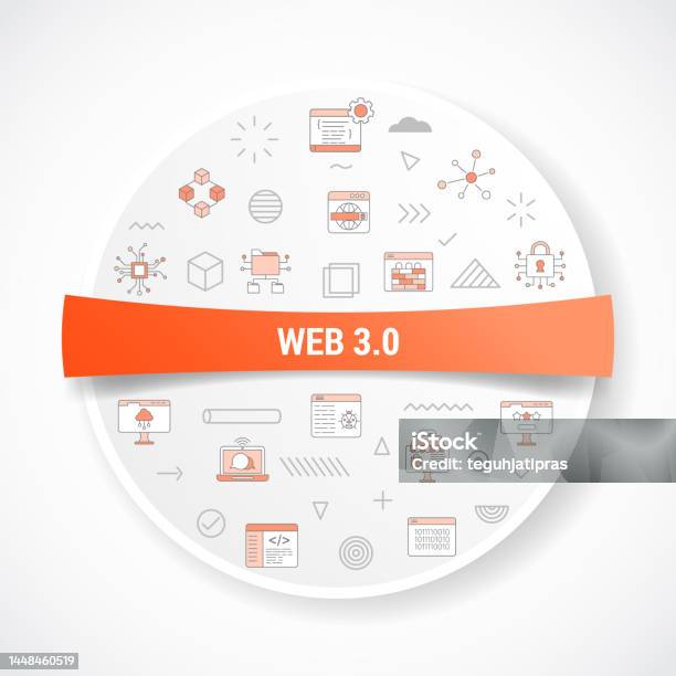 Web 30 Concept With Icon Concept With Round Or Circle Shape For Badge ... Web 30 Concept With Icon Concept With Round Or Circle Shape For Badge ...