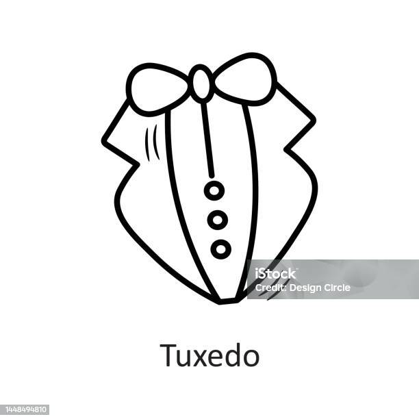 Contour Vectoriel De Smoking Illustration De Conception Dicônes Symbole