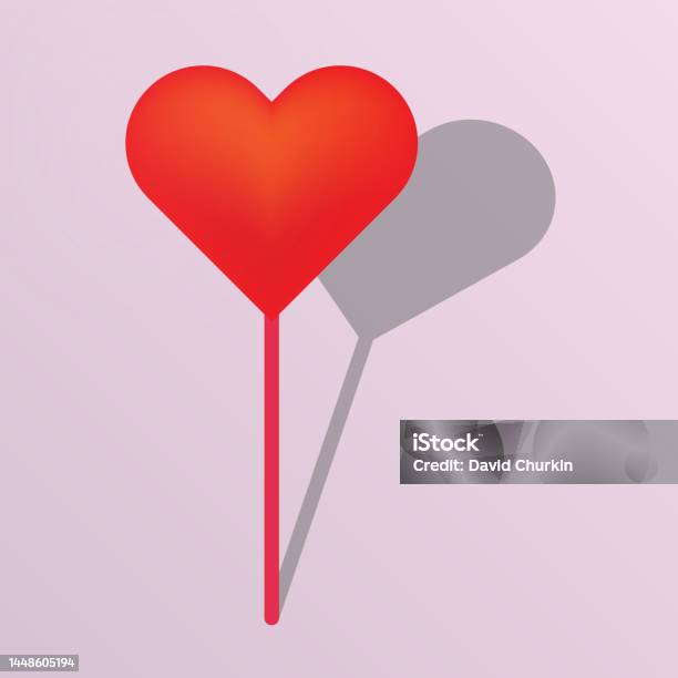Ilustración De Elementos De Papel En Forma De Corazón Volando Sobre
