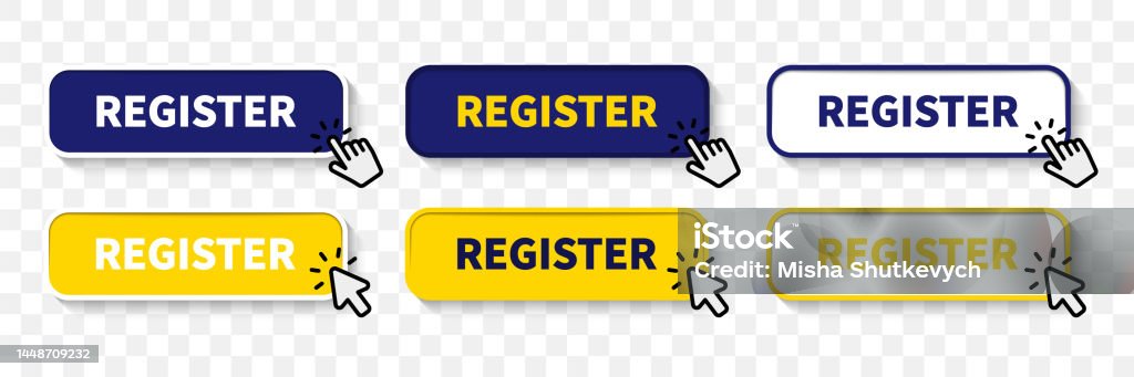 Register Now Buttons Registration Web Buttons Set Vector Buttons For ... Register Now Buttons Registration Web Buttons Set Vector Buttons For ...