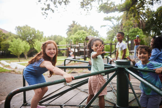Free picture: Boy child enjoying fun in playground of amusement park