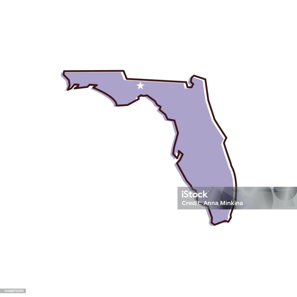 Florida Map Vector Illustration Stock Illustration - Download Image Now ... Florida Map Vector Illustration Stock Illustration - Download Image Now ...