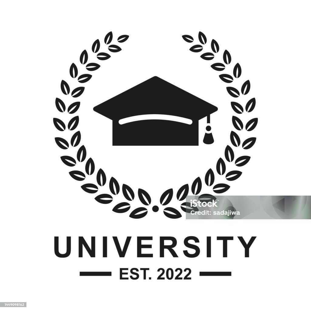 School Emblem Logo Design Vector Illustration Education Logo University Logo Stock Illustration