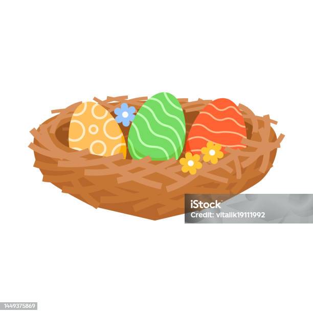 Sarang Paskah Dengan Telur Dekorasi Paskah Ilustrasi Stok - Unduh ... Sarang Paskah Dengan Telur Dekorasi Paskah Ilustrasi Stok - Unduh ...