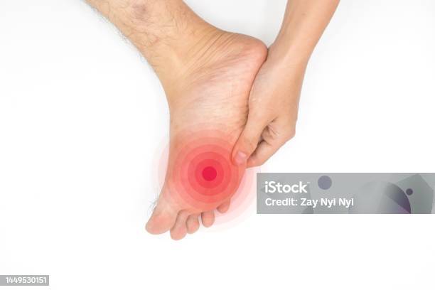Tingling And Burning Sensation In Foot Of Asian Young Man With Diabetes