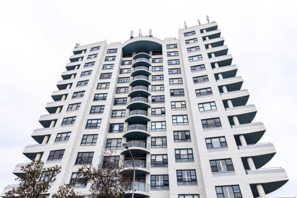 Free Stock Photo of Tall White Building With Balconies | Download Free ...