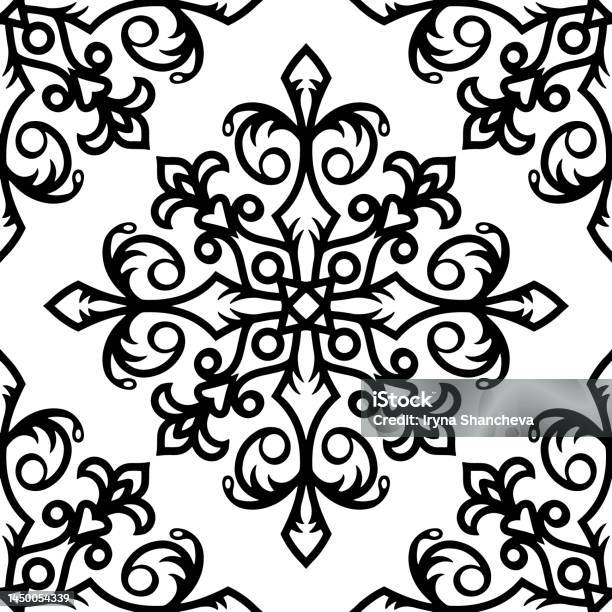 Line Seamless Pattern Isolated Doodle Hand Drawn Art Sketch Vector