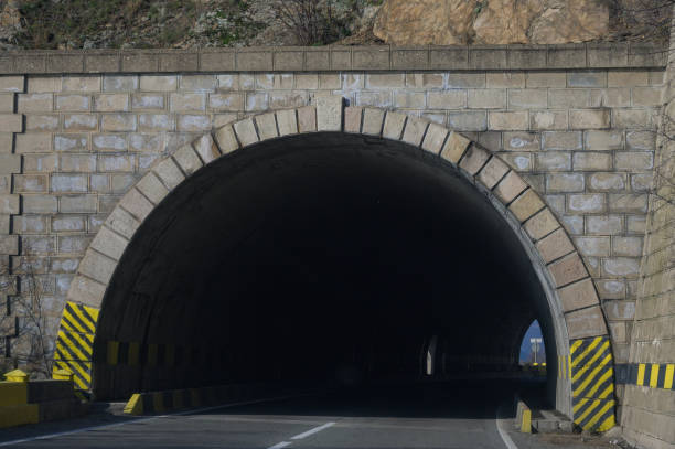 Free Stock Photo of Mountain road tunnel entrance in daylight ...