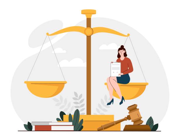 240 Lawyer With Female Client Stock Illustrations Royalty Free Vector