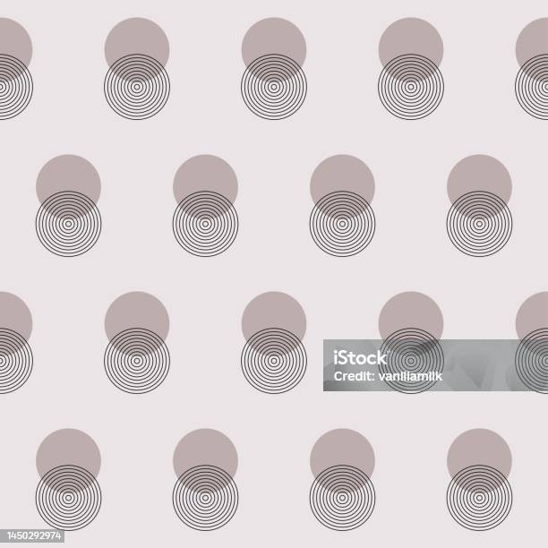 Seamless Graphic Textile Fabric Swatch Minimalist Abstract Template
