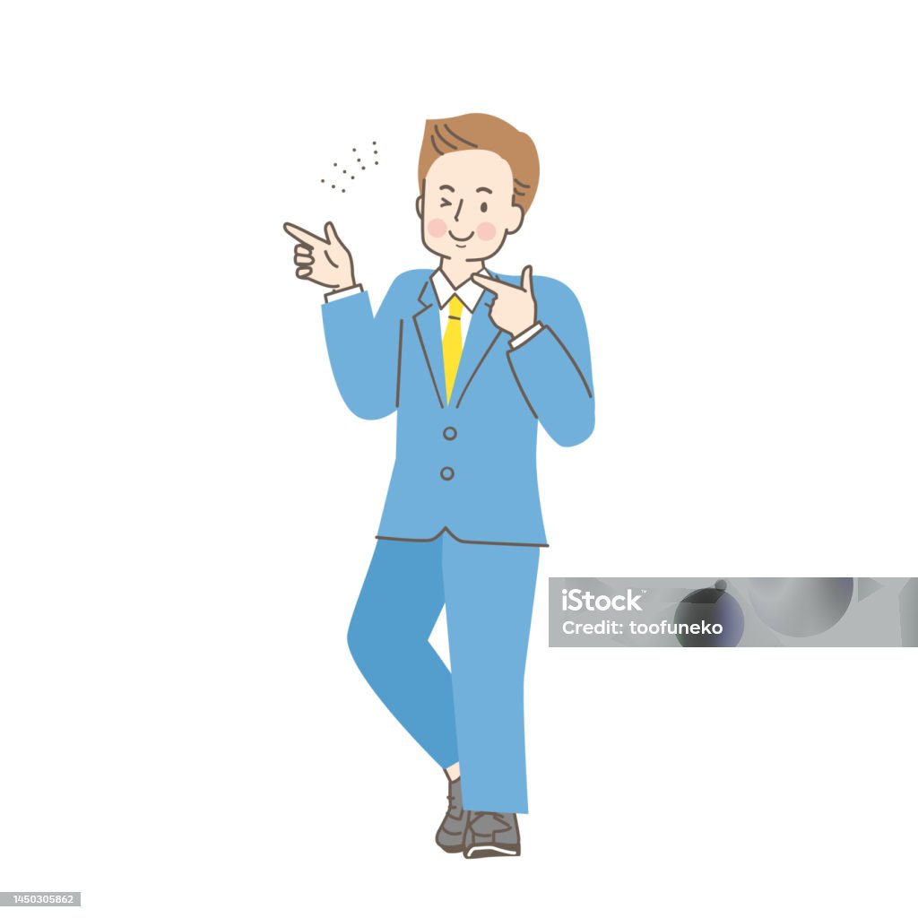 Smiling Man In Suit Stock Illustration Stock Illustration Download