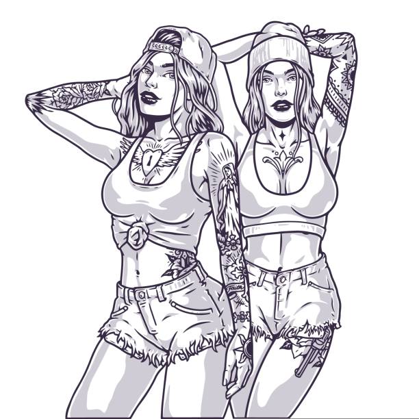30 Hotgirlsinwhiteshorts Illustrations Royalty Free Vector Graphics And Clip Art Istock