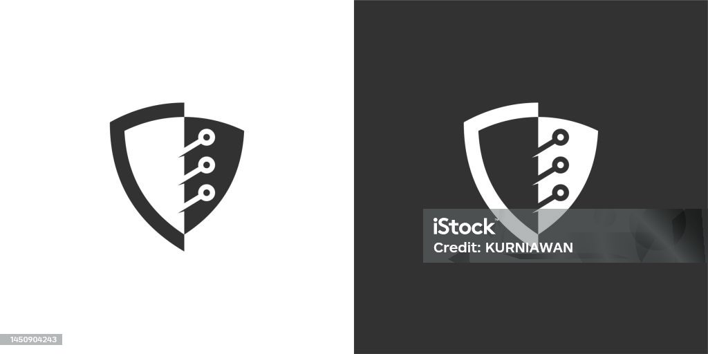 Conception Vectorielle De Logos De Cybersécurité Vecteurs Libres De