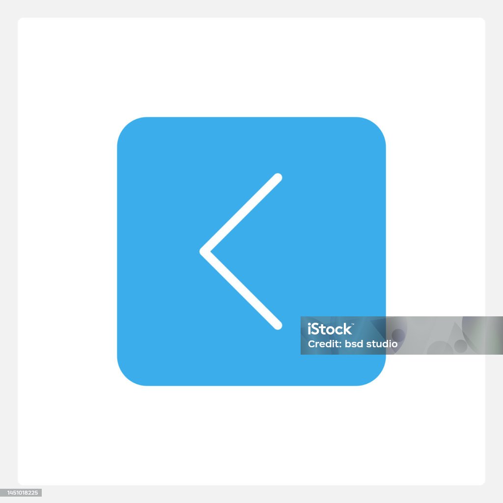 Active Undo Action Button Ui Element Template Stock Illustration