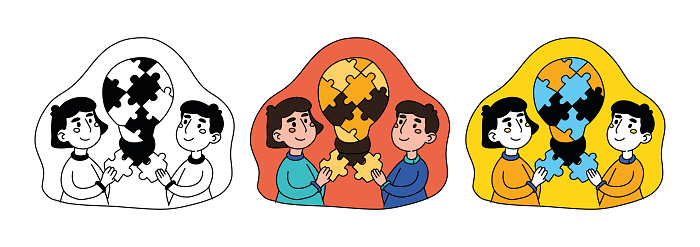 Potongan Puzzle Memecahkan Masalah Kreativitas Berpikir Pendekatan
