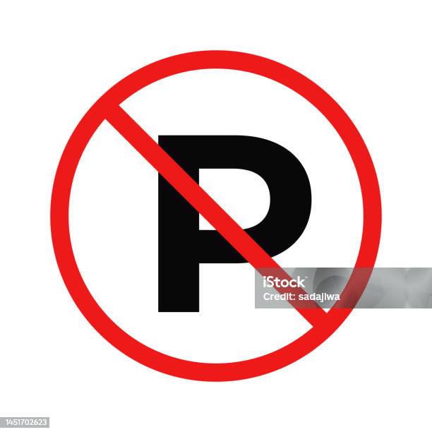 No Parking Symbol Sign Vector Illustration Stock Illustration ... No Parking Symbol Sign Vector Illustration Stock Illustration ...