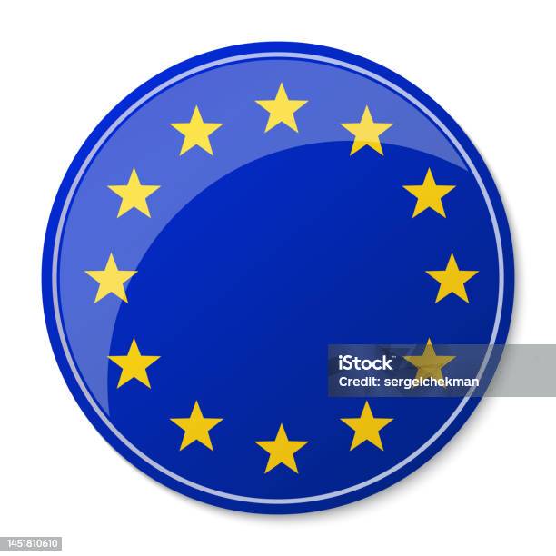 European Union Logo Vector Illustration Glossy Button Stock ... European Union Logo Vector Illustration Glossy Button Stock ...